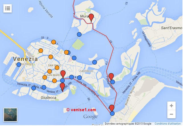 Alilaguna ligne ROSSA